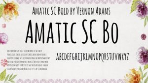 Amatic SC Font Free Download - All Your Fonts