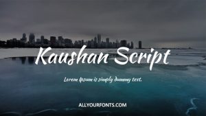 Kaushan Script Font Download - All Your Fonts
