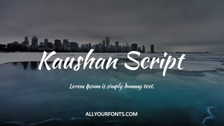 Kaushan Script Font Download - All Your Fonts