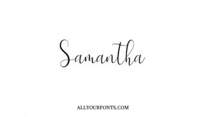 Samantha Font Family Free Download - All Your Fonts