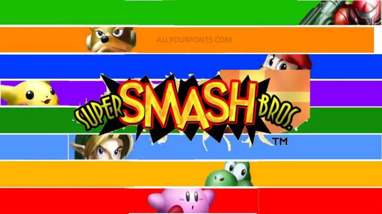 Smash Bros Font Free Download - All Your Fonts