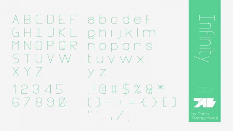Infinity Font Free Download - All Your Fonts