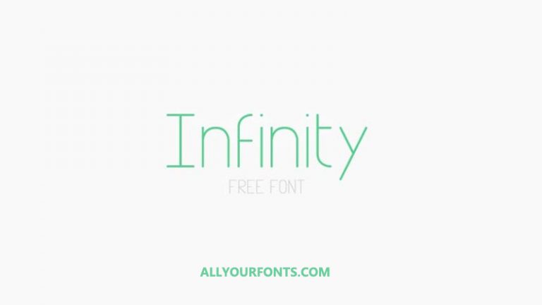 Infinity Font Free Download - All Your Fonts