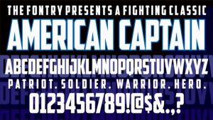 American Captain Font Download - All Your Fonts