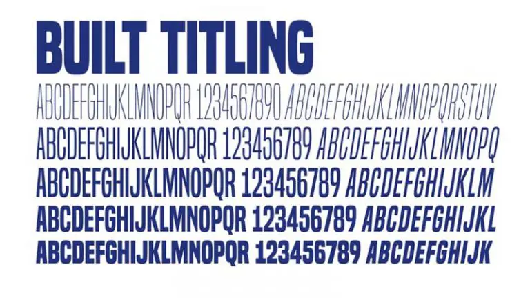Built Titling Font Free Download - All Your Fonts