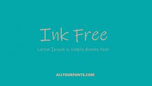 Ink Free Font Download - All Your Fonts