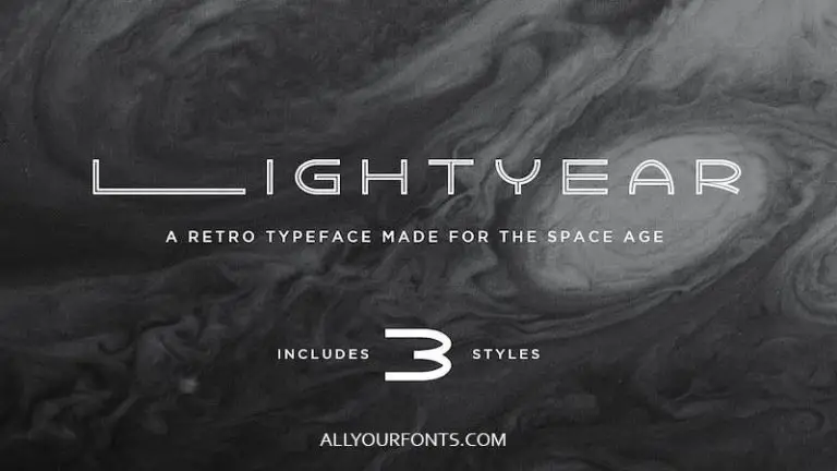 Lightyear Font Free Download - All Your Fonts