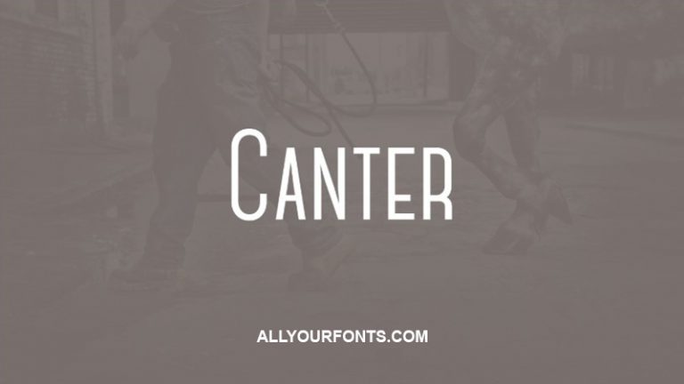 Canter Font Free Download - All Your Fonts