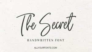 The Secret Font Download - All Your Fonts