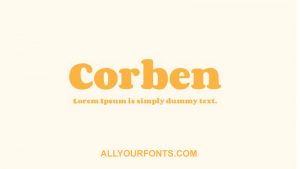 Corben Font Free Download - All Your Fonts