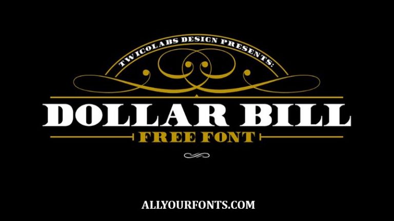 Dollar Bill Font Free Download - All Your Fonts