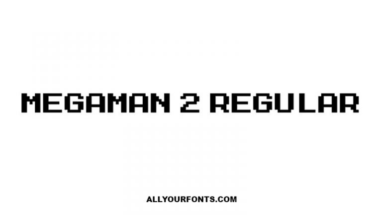 Megaman 2 Font Free Download - All Your Fonts
