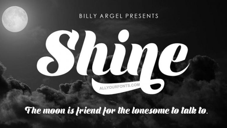 Shine Font Free Download - All Your Fonts