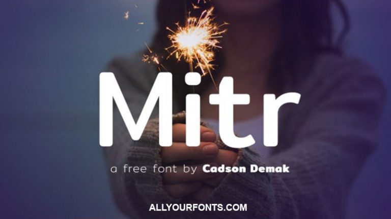 Mitr Font Family Free Download - All Your Fonts