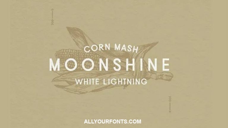 Moonshine Font Free Download - All Your Fonts