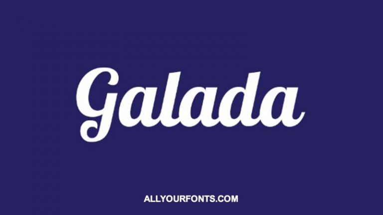 Galada Font Free Download - All Your Fonts