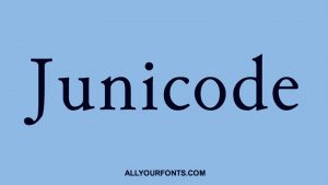 Junicode Font Free Download - All Your Fonts