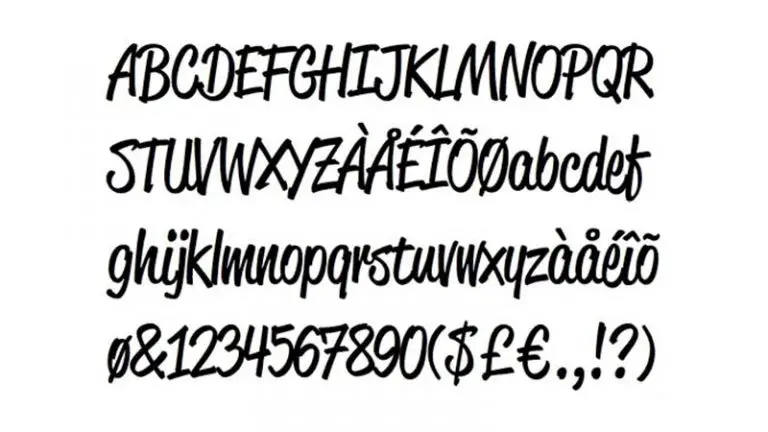 Reklame Script Font Free Download - All Your Fonts