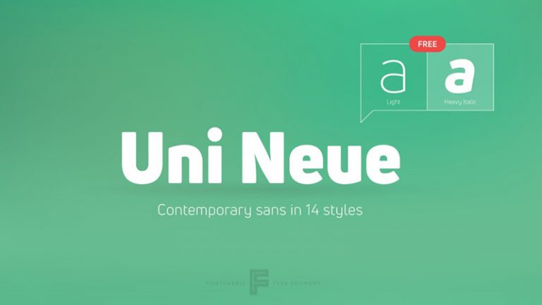 Uni Neue Font Free Download - All Your Fonts