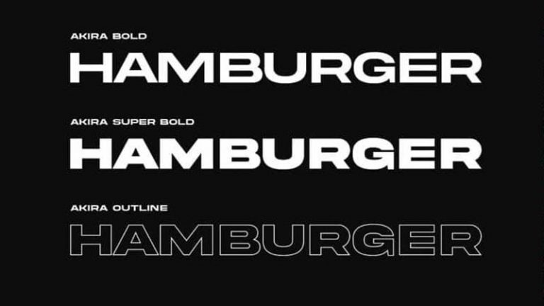 Akira Font Free Download - All Your Fonts
