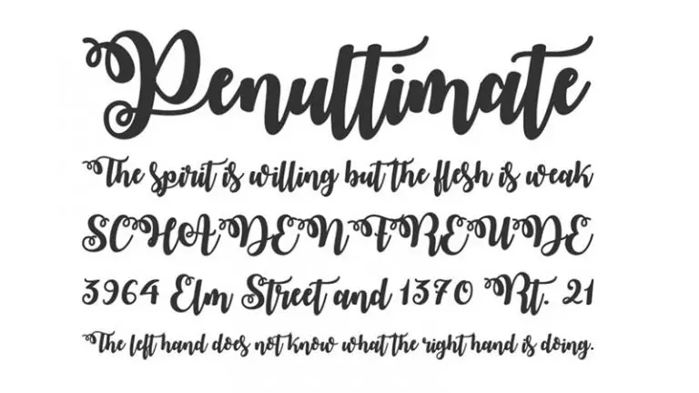 October Twilight Font Free Download - All Your Fonts