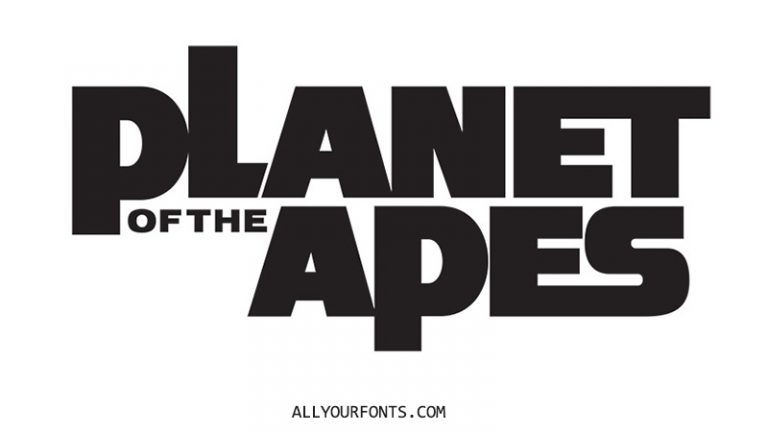 Planet Of The Apes Font Free Download - All Your Fonts